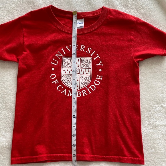 Gildan | Shirts & Tops | University Of Cambridge Tee Shirt Red | Poshmark